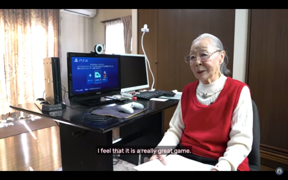 画像は「meet The 90 Year Old Gamer Grandma Guinness World Records」よりの画像