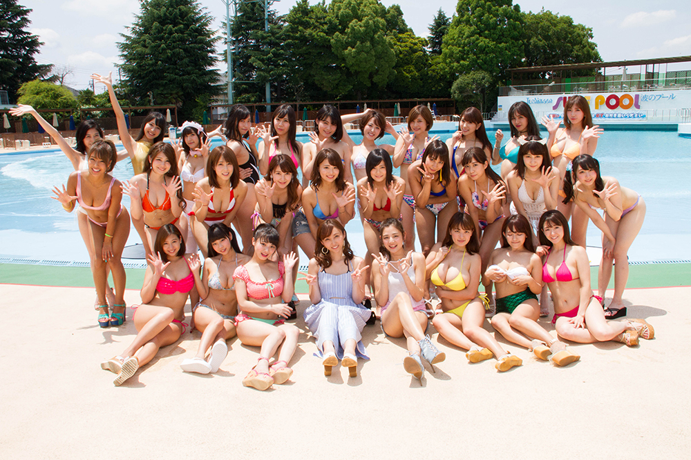 昨年の「ビジュアルクイーン撮影会」での平嶋夏海さん／ワンエイトプロモーション提供の画像 Kai